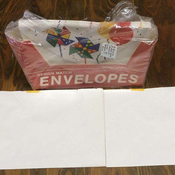Sanagmon | Office | Vintage Sanagmon Design Match Envelopes Pinwheel ...